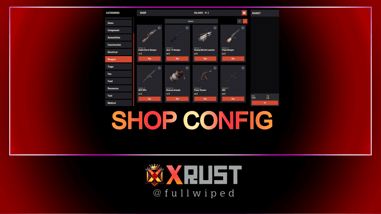 Shop Config - Lone Design
