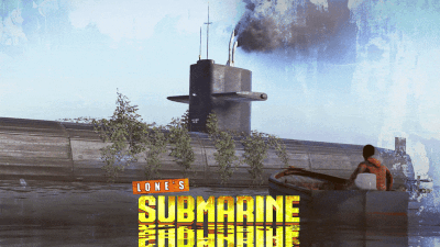 Submarine Rust Custom Monument - Lone Design