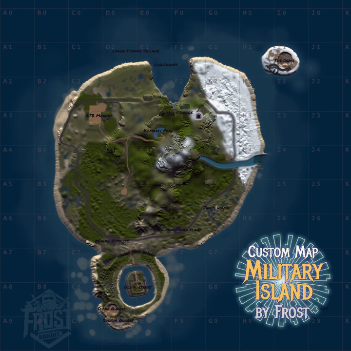 Military Island ONE GRID - Lone Design