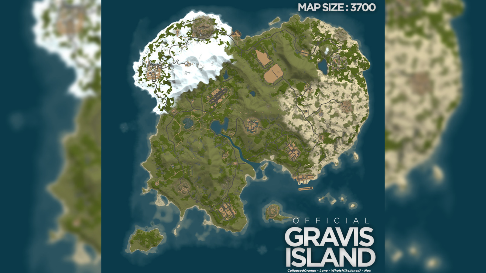 Gravis Island Custom Rust Map - Lone Design