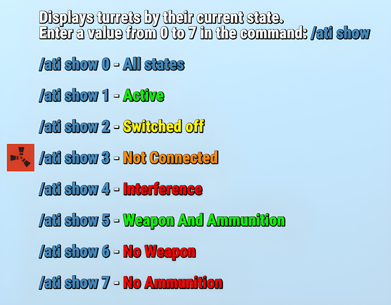 Auto Turret Interference & Settings Rust Plugin - Lone Design