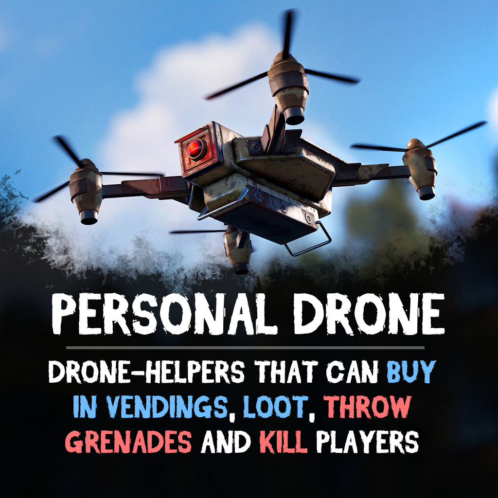 Personal Drone Rust Plugin - Lone Design