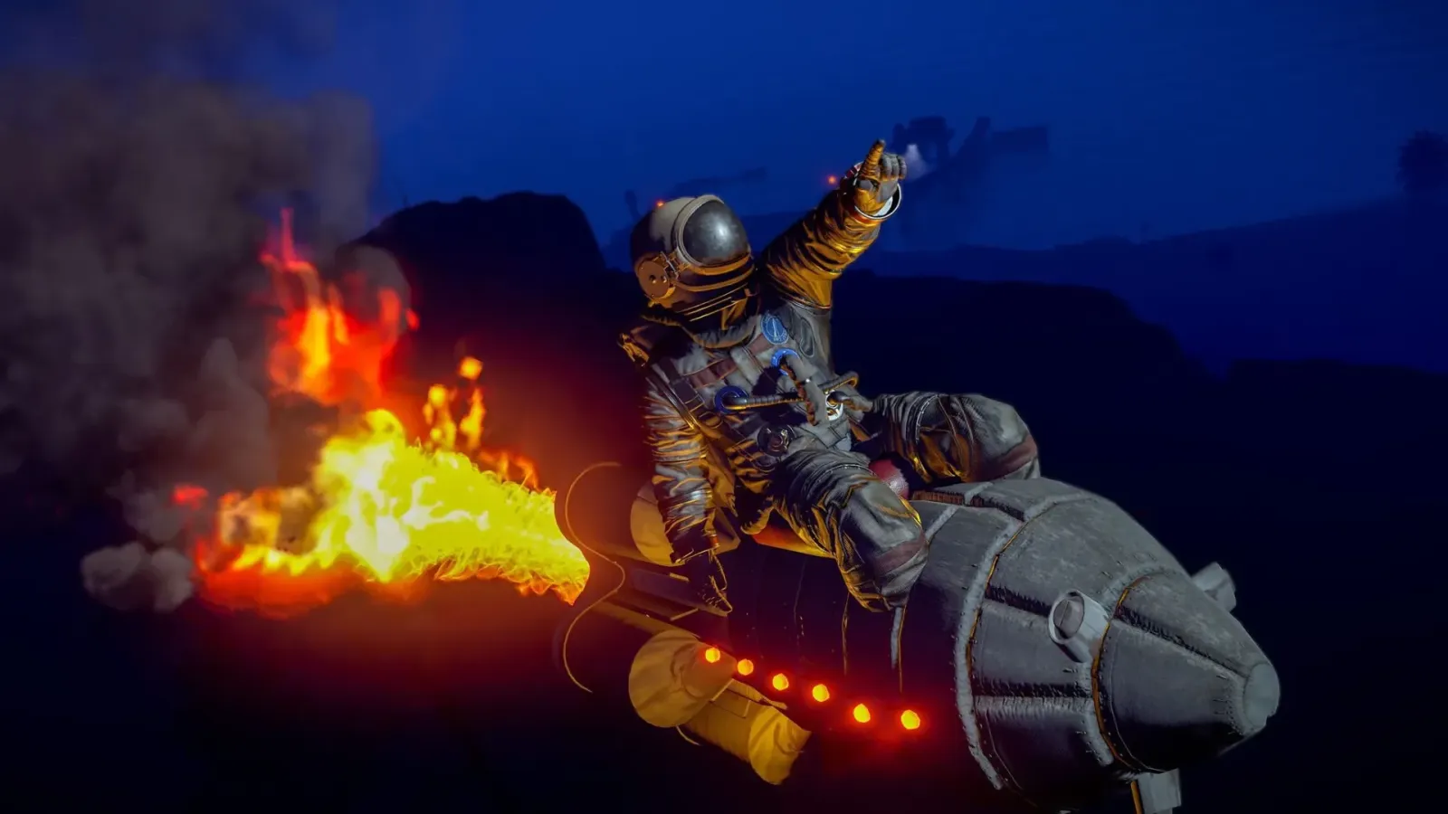 Small Rideable Rocket - Lone Design