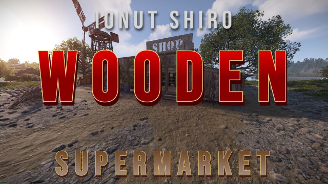 Wooden Supermarket Rust Monument - Lone Design