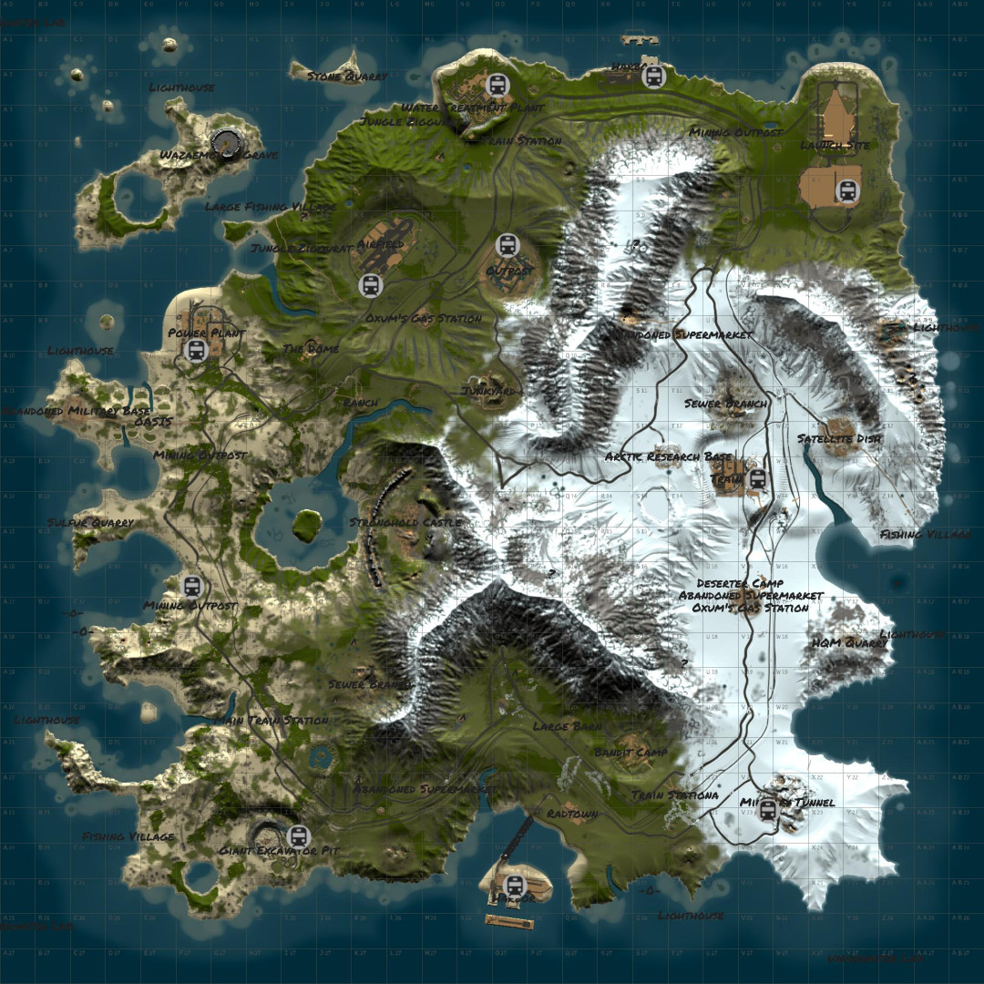 Fusion Of Realities | Custom Map | Jungle Update Custom Map Rust - Lone Design