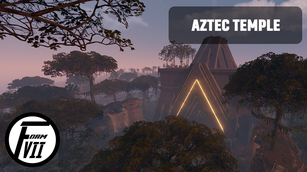 Aztec Temple Monument - Lone Design