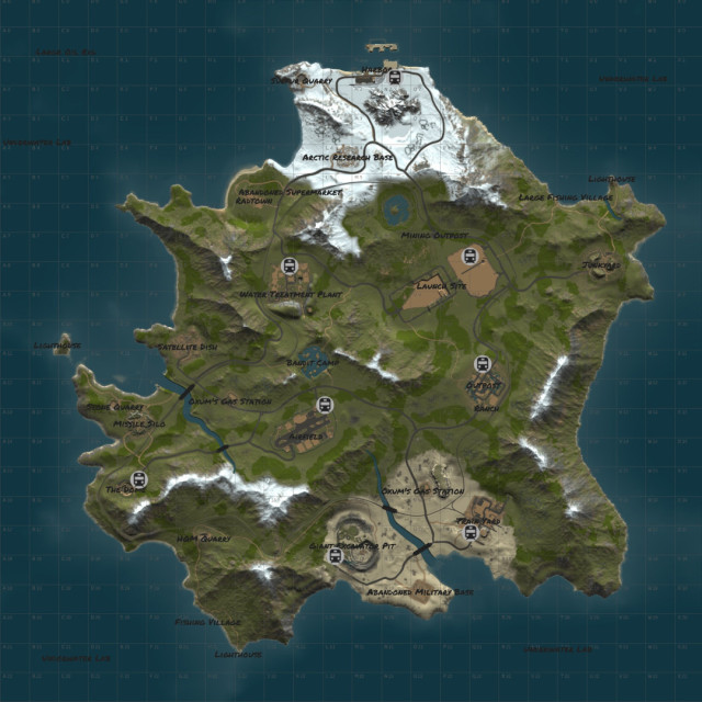 Stockland Custom Rust Map - Lone Design