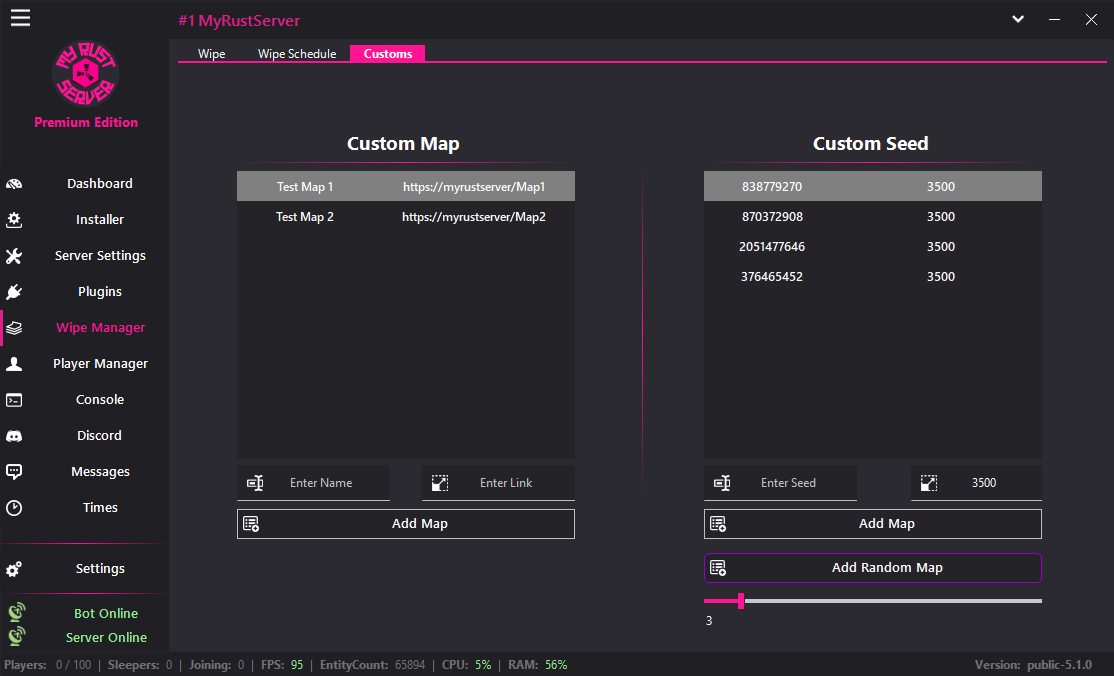 MyRustServer 6.0.1 Server Management Tool - Lone Design