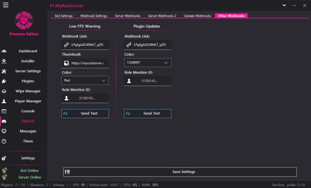 MyRustServer 6.0.1 Server Management Tool - Lone Design