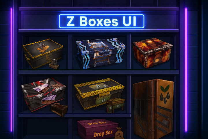 Z Boxes UI - Lone Design